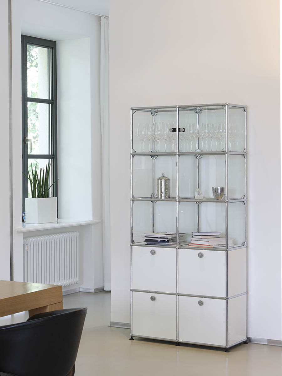 [배송기간 4-8주 소요] USM Haller Glass 1x5 - 스페이스로직