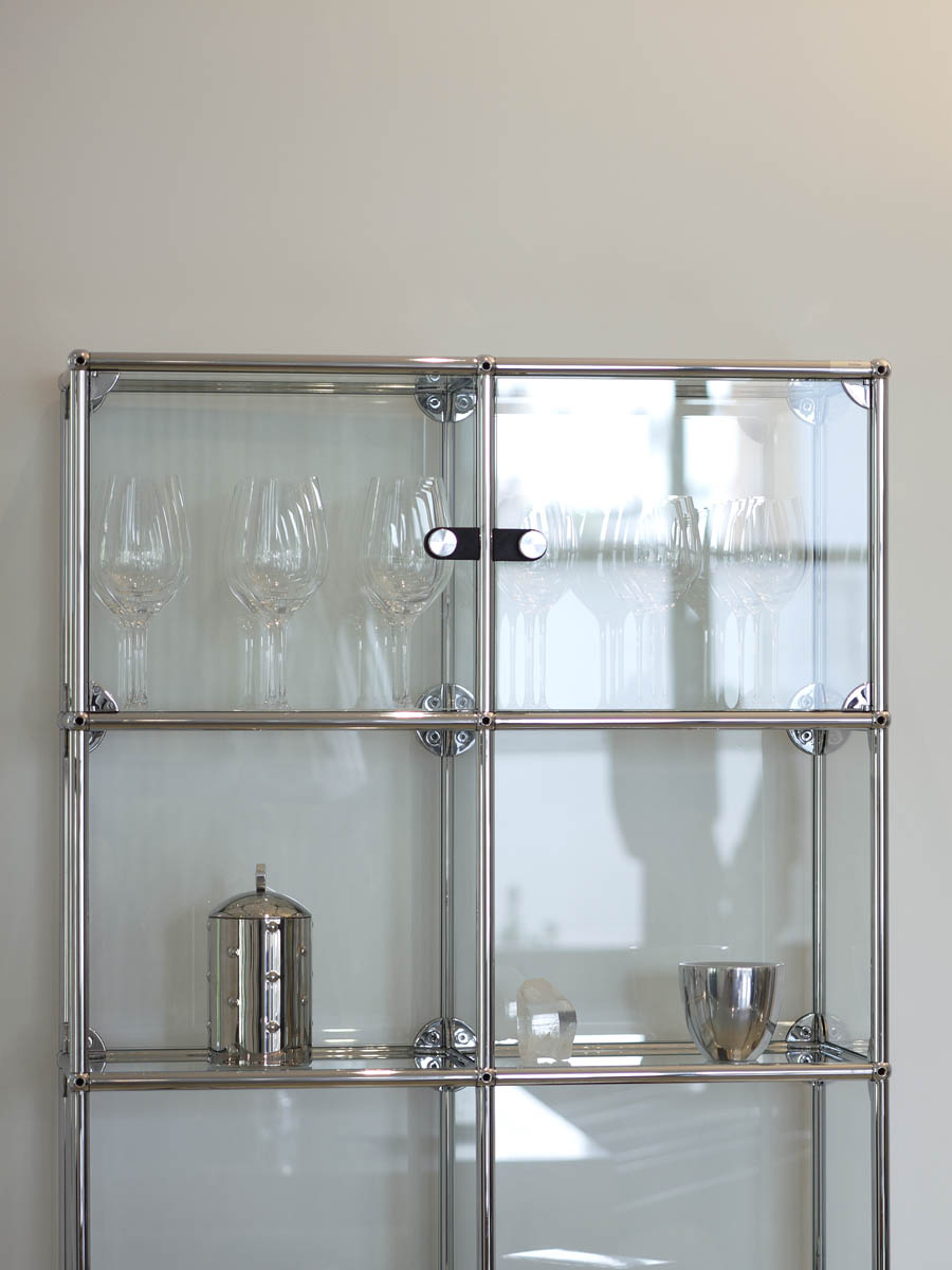 [배송기간 4-8주 소요] USM Haller Glass 1x5 - 스페이스로직